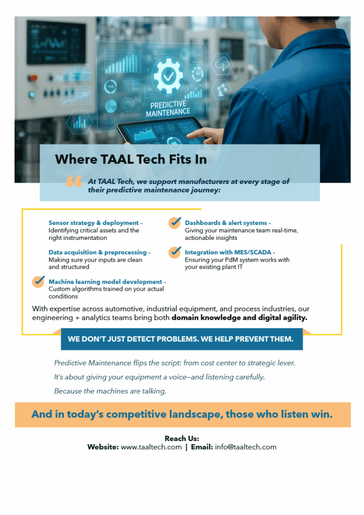 Predictive Maintenance in Manufacturing