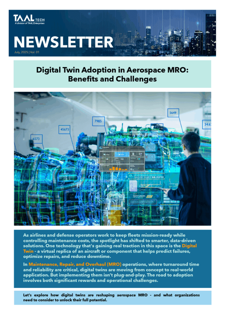 Digital Twin Adoption in Aerospace MRO